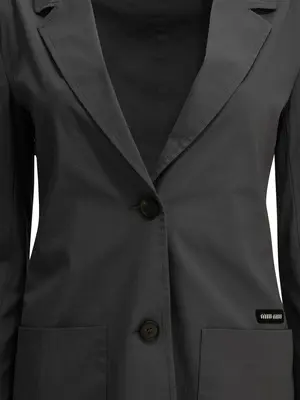 Miu Miu Washed Stretch Poplin Jacket - Iron-gray