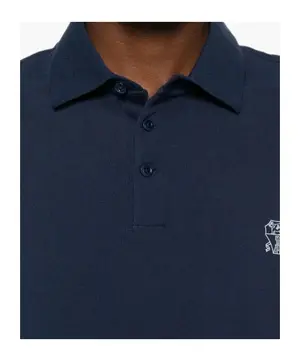 Brunello Cucinelli Logo-embroidered Polo Shirt