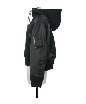 Sacai Sponge Sweat Bomber Hoodie