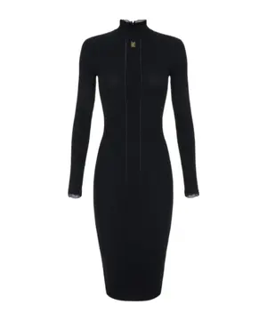 Elisabetta Franchi Ribbed Day Dresses