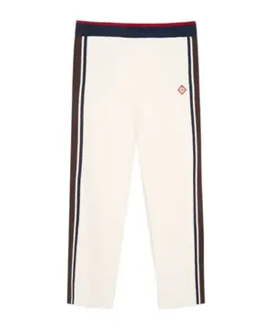 Casablanca Elastic-waist Casual Trousers - White