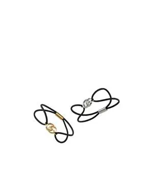 Gucci Double G Elastic Hair Band Set - Black