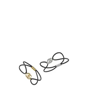 Gucci Double G Hair Band Set - Black