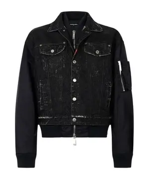 Dsquared2 Aviator Hybrid Jean Jacket