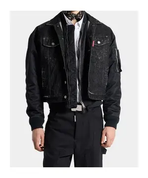 Dsquared2 Aviator Hybrid Jean Jacket