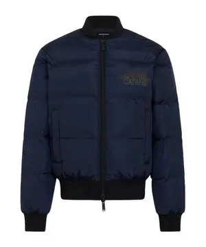 Dsquared2 Easy Down" Bomber Jacket With Printed Logo