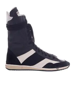 Patrizia Pepe Racing Skin '93" Lace-up Boots