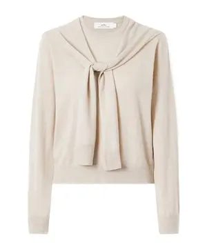 Arch4 Eldergrove Cashmere Sweater With Tie Detail