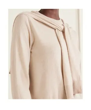Arch4 Eldergrove Cashmere Sweater With Tie Detail