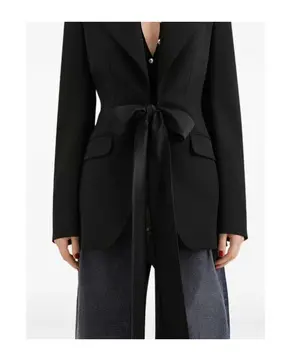 Dolce & Gabbana Turlington Single-breasted Jacket In Micro-ribbed Fabric