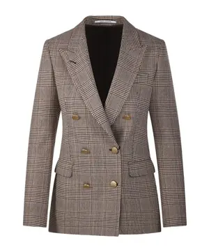 Tagliatore Plaid Suit Jacket