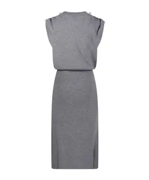 Giuseppe Di Morabito Embellished Knitted Midi Dress