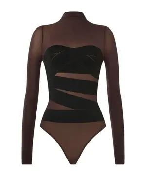 Wolford Long-sleeve Bodysuit - Black