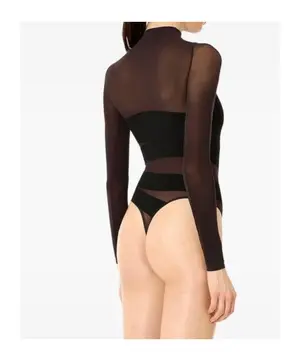 Wolford Long-sleeve Bodysuit - Black