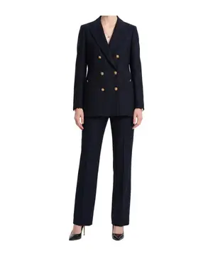 BLAZÉ MILANO Double-breasted Wool Jacket With Peak Lapels