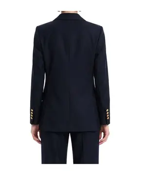 BLAZÉ MILANO Double-breasted Wool Jacket With Peak Lapels