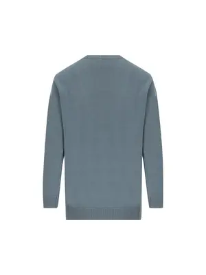 Valentino Garavani Long-sleeved Knitwear With Lace Neckline