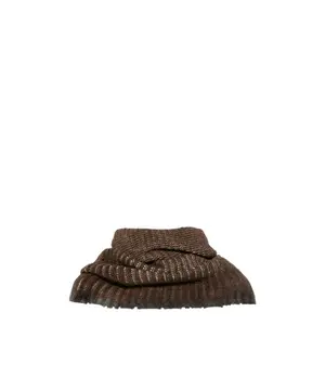 Avant Toi Ribbed-knit Distressed-effect Scarf