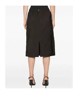 Carven Elastic Waist Midi Skirt