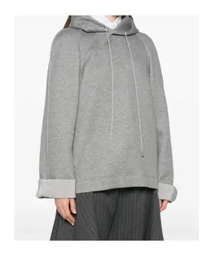 Carven Long-sleeved Hooded Sweatshirt