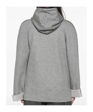 Carven Long-sleeved Hooded Sweatshirt