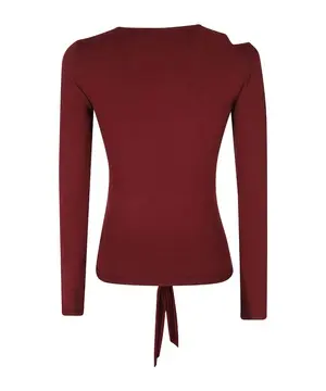 Federica Tosi Cut-out Sash Top