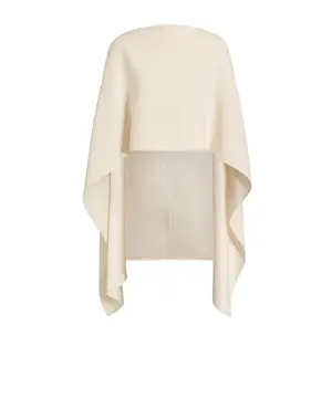 Alberta Ferretti Asymmetrical High-low Fluid Cape
