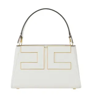 Elisabetta Franchi Maxi Logo Shoulder Bag