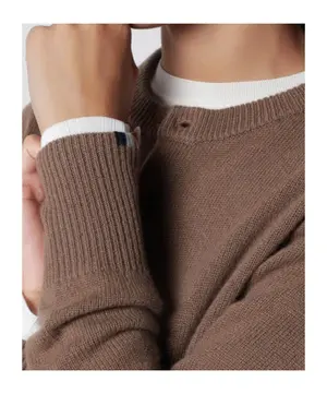 Extreme Cashmere Little Lamb Chai Cashmere Cardigan - Milk Tea
