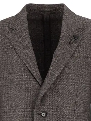 LARDINI Single Breasted Tailored Blazer