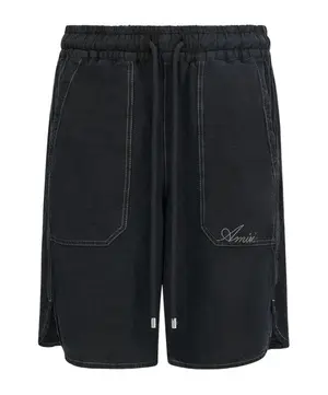 Amiri Contrast Stitch Drawstring Shorts