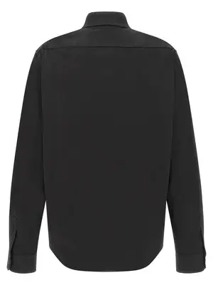 Miu Miu Stretch Poplin Shirt - Black