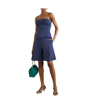 Tove Pleated Linen-blend Shorts