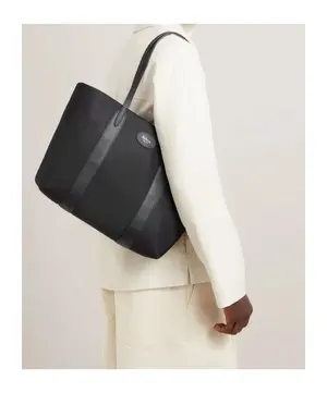 Mulberry Logo Patch Top Handle Bag