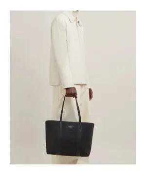 Mulberry Logo Patch Top Handle Bag