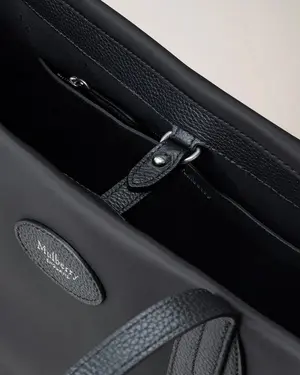 Mulberry Logo Patch Top Handle Bag