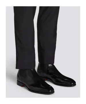 Santoni Pull-tab Chelsea Boots