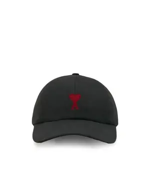 AMI Paris Embroidered Logo Baseball Cap