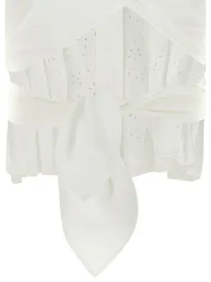 Philosophy Di Lorenzo Serafini Wraparound Cotton Blouse