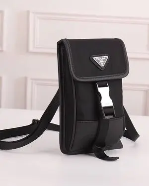 Prada Nylon And Saffiano Leather Smartphone Case