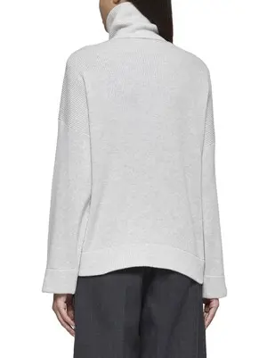 Brunello Cucinelli High-neck Knitted Jumper