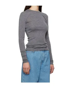 RÓHE Round Neck Long-sleeved T-shirt