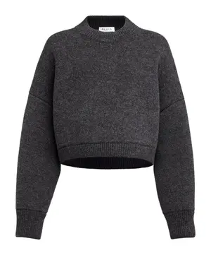 Alaïa Crew Neck Sweater - Black