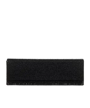 Amina Muaddi Flip Shoulder Bag - Black