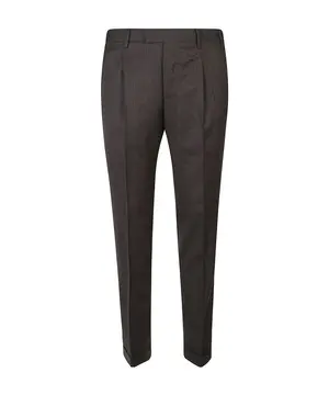 PT TORINO Virgin Wool Blend Straight-leg Trousers