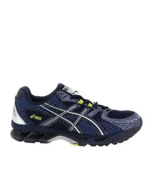 Asics Metallic Rubber-trimmed Mesh Sneakers - Black