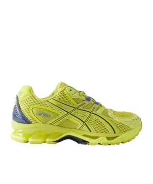 Asics Mesh Sneakers With Metallic Accents