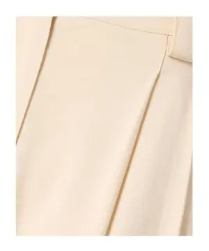 A.L.C. Pleated Linen-blend Twill Wide-leg Trousers