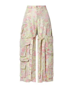 MARQUES' ALMEIDA Brocade Wide-leg Cargo Pants - No