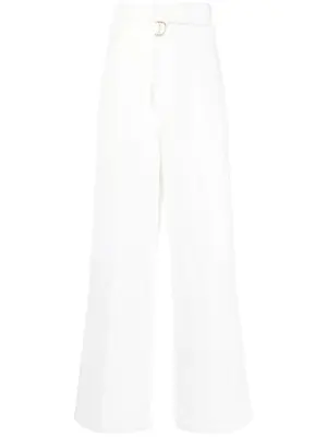 Philosophy Di Lorenzo Serafini High-waisted Wide Leg Jeans - White